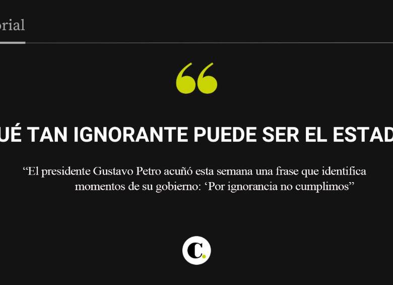¿Qué tan ignorante puede ser el Estado?