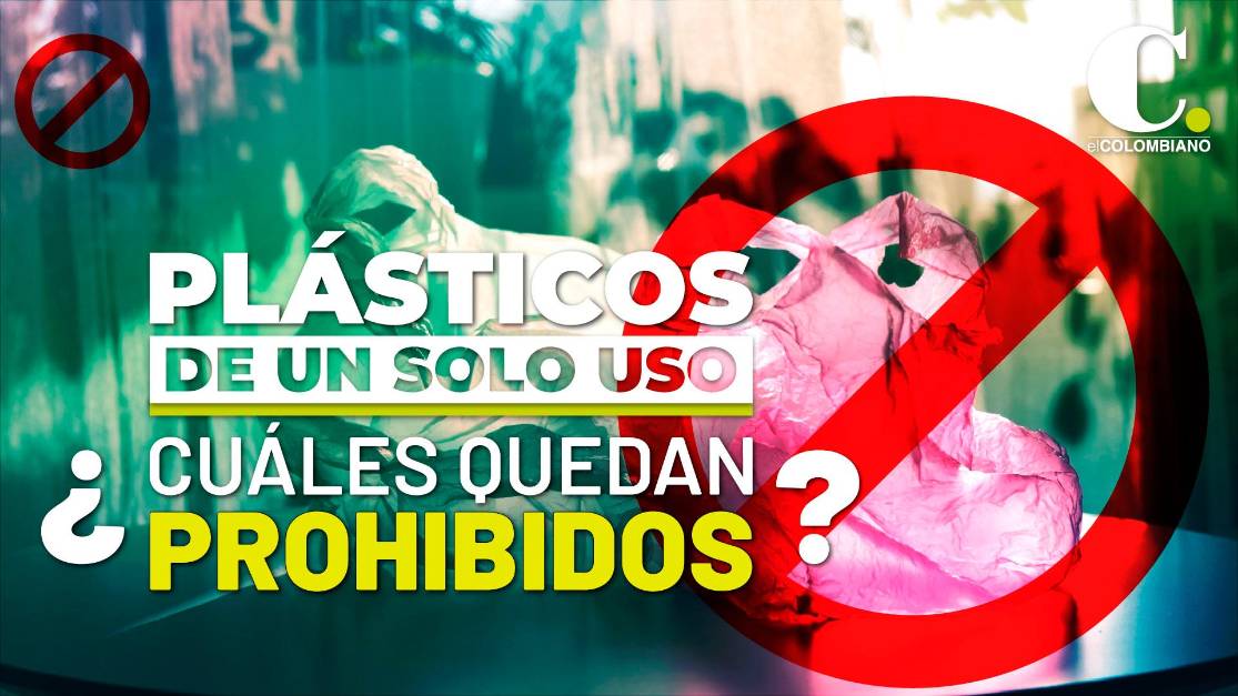 Colombia prohíbe los plásticos de un solo uso. ¿Cuáles son?
