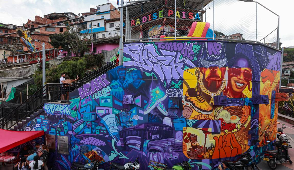 Arte y graffiti renuevan la identidad de la Comuna 13