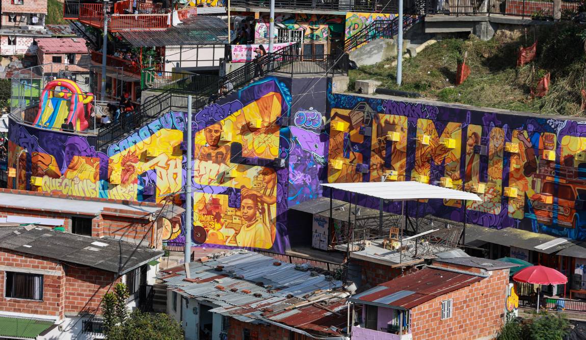 Arte y graffiti renuevan la identidad de la Comuna 13