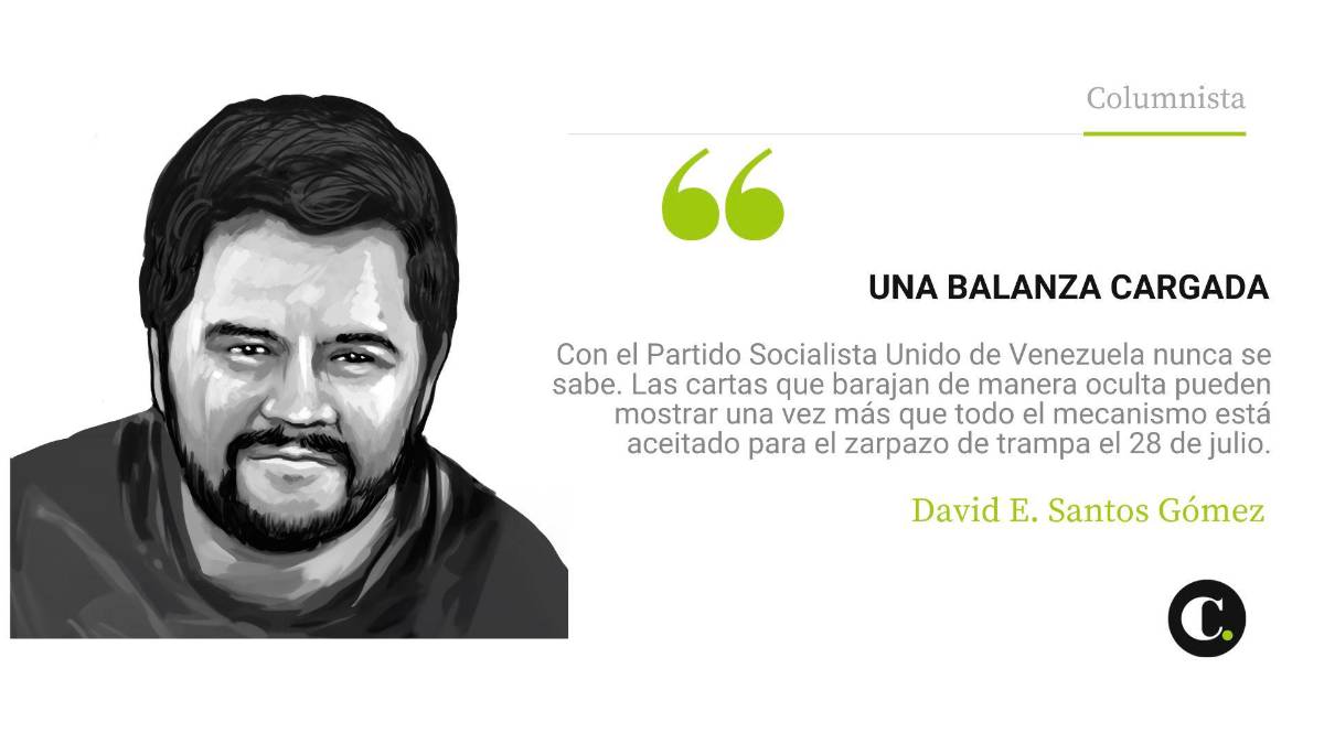 Una balanza cargada
