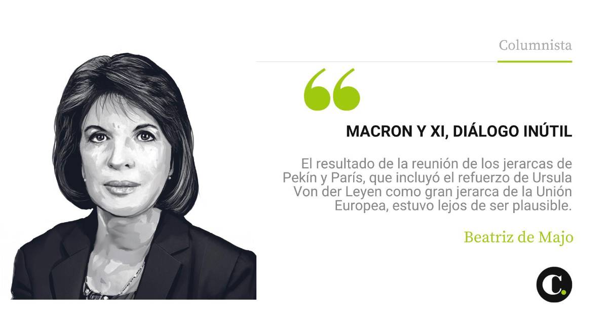 Macron y Xi, diálogo inútil