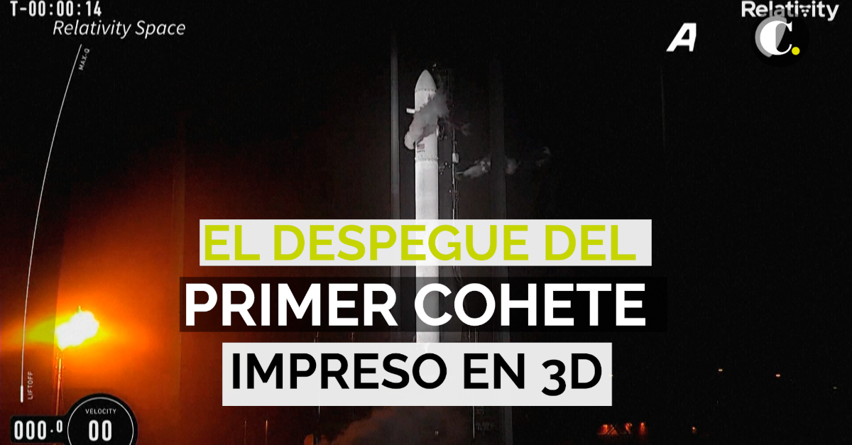 Así fue el despegue del primer cohete impreso en 3D
