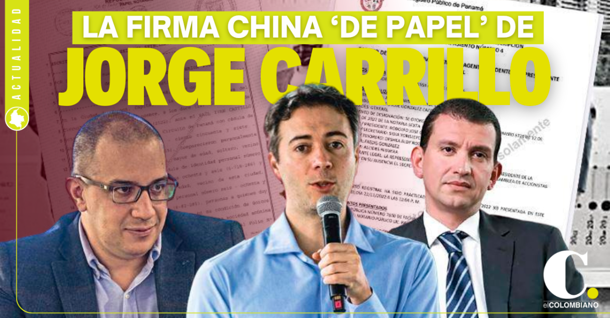 Firma china ‘de papel’ involucrada en contrato firmado por Jorge ...