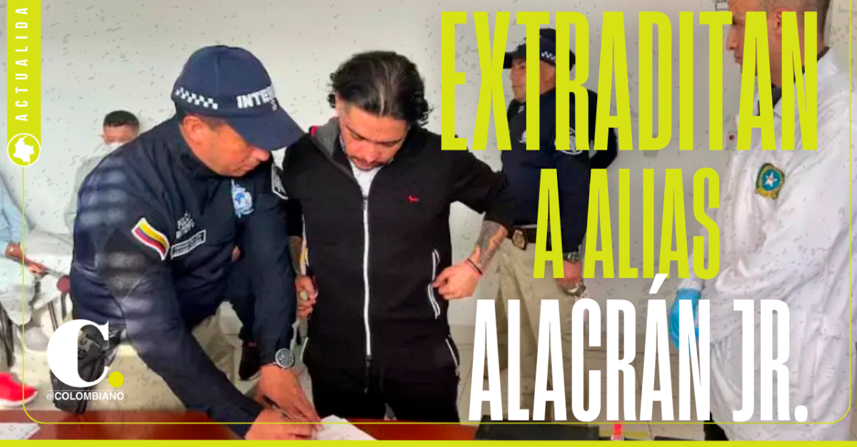 Así fue la extradición de alias Alacrán Jr. y otros narcotraficantes