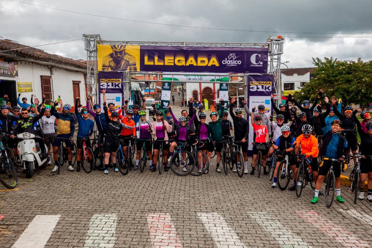 En fotos | Cargada de emociones estuvo la Rodada del Clásico El Colombiano