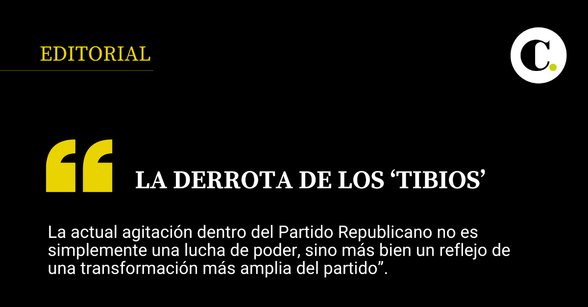 La derrota de los ‘tibios’