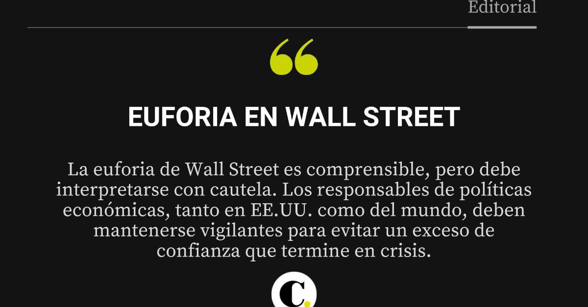 Euforia en Wall Street