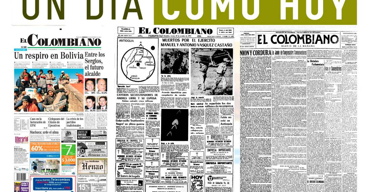 Un día como hoy 19 de octubre