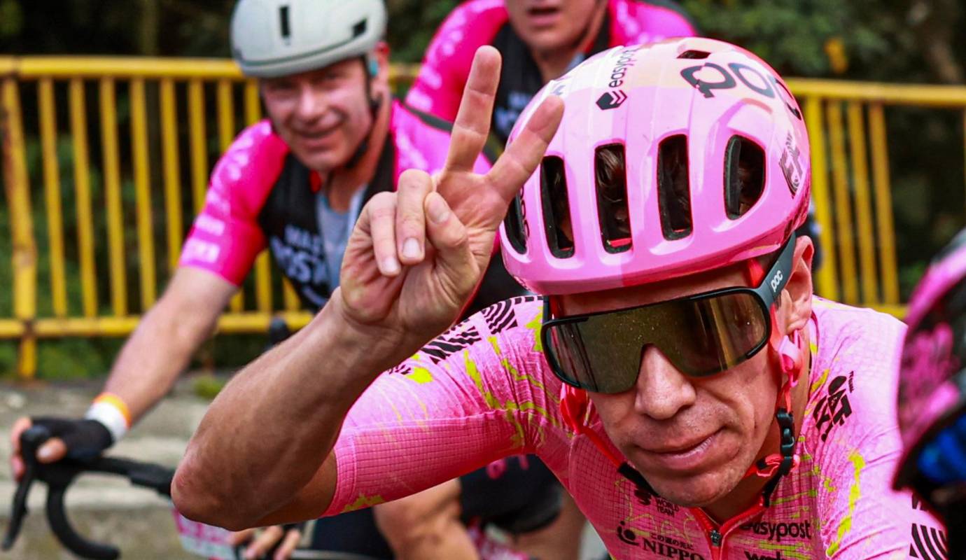 Despedida de Rigo reunió unos 11.000 ciclistas en Medellín