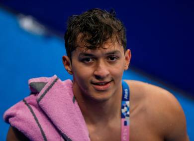 Esta es la sorprendente historia de Anthony Rincón, el nadador colombiano que debutó en ...