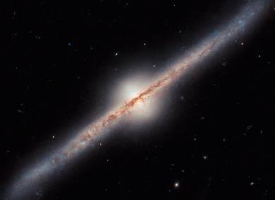 Así se ve la galaxia espiral captada por el telescopio espacial Hubble