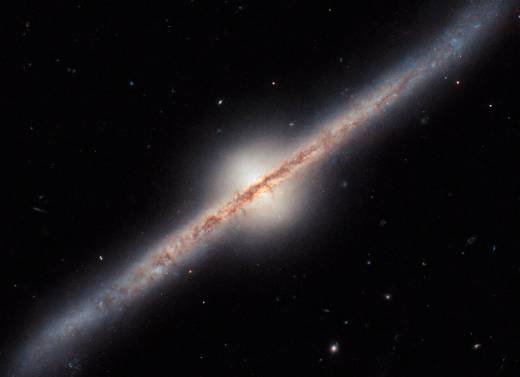 Así se ve la galaxia espiral captada por el telescopio espacial Hubble