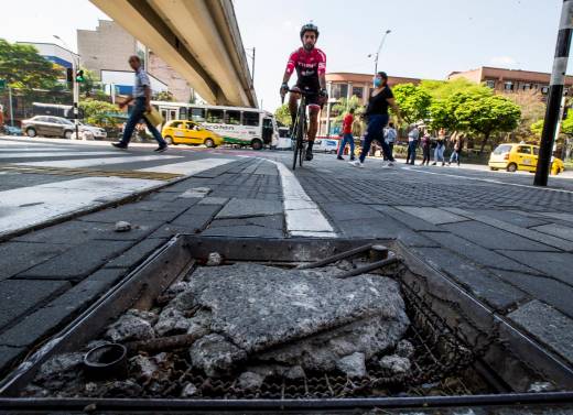 Ciclorrutas de Medellín ahora son trampas mortales por causa del abandono