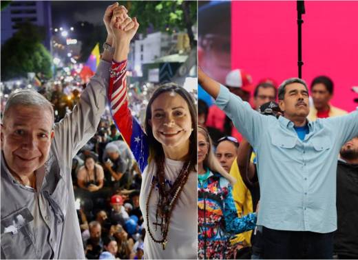 El Chavismo Y La Oposición Midieron Sus Fuerzas Con Multitudinarias