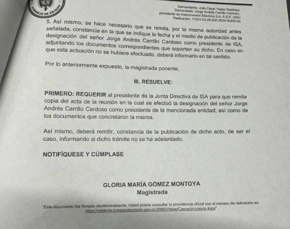 Sigue la novela de Carrillo: Isa solicitó al Consejo de Estado la ...
