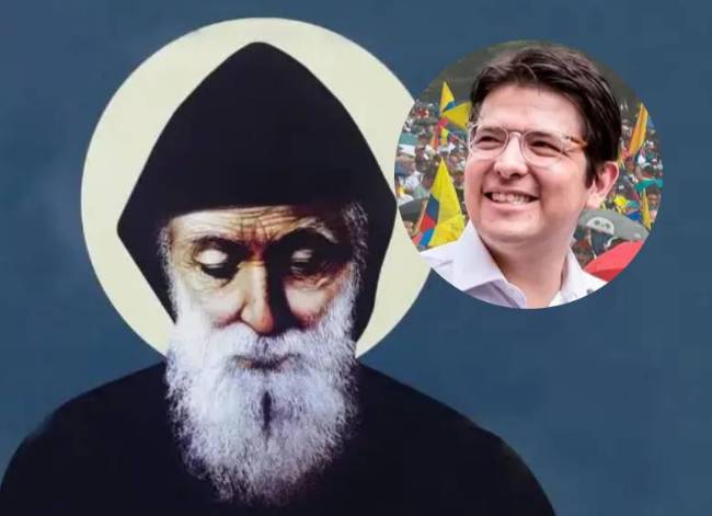 Esta es la parroquia de San Chárbel, el santo al que le rezan por la salud de Miguel Uribe