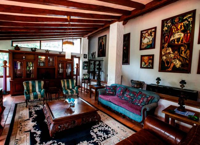 La casa de Débora Arango es una obra de arte que pervive tal y como la ...