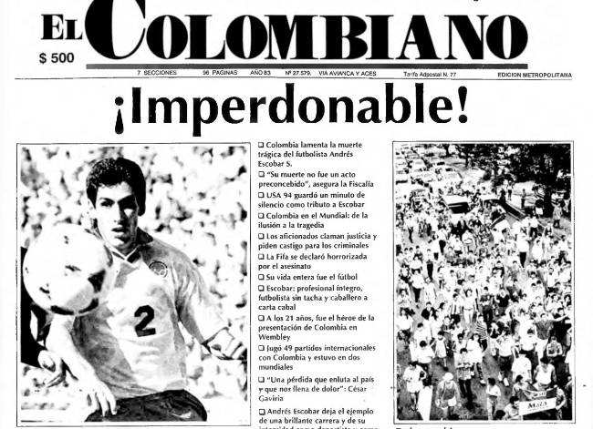 A 30 años de su asesinato, revivimos los últimos 10 días de Andrés Escobar