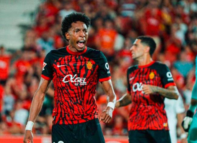 Johan Mojica, héroe en el triunfo del Mallorca ante Las Palmas en España