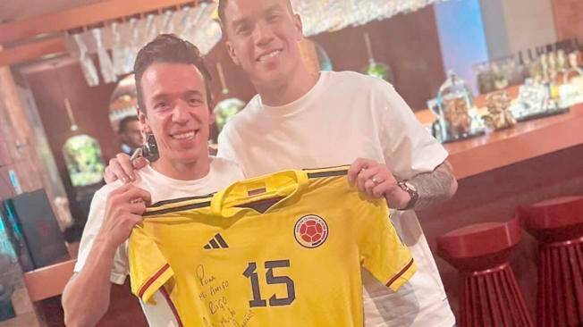 El cómico encuentro entre Rigoberto Urán y Mateus Uribe
