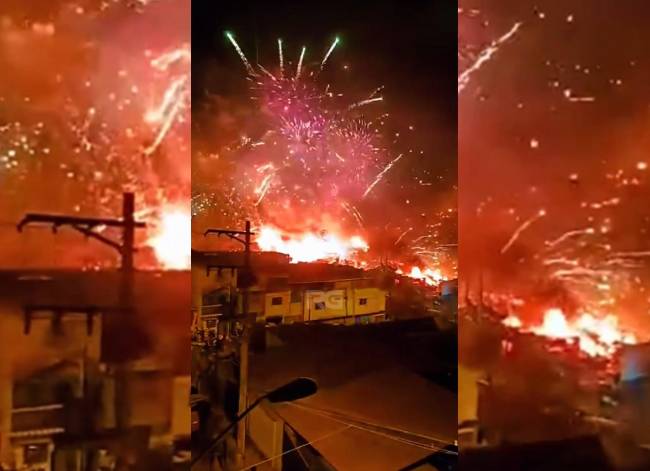 Video: impresionantes imágenes de explosión de fábrica de juegos ...