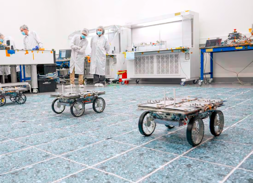 Nasa presentó los “mini rovers”, los robots que viajarán a la Luna para ...