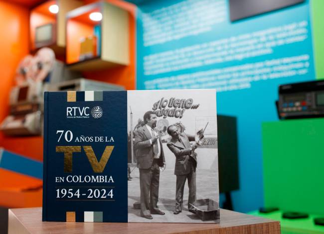 En los 70 años de la televisión en Colombia, RTVC edita libro conmemorativo