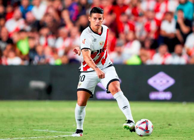 ¿Cómo le fue a James en su debut con el Rayo Vallecano? El 10 ...