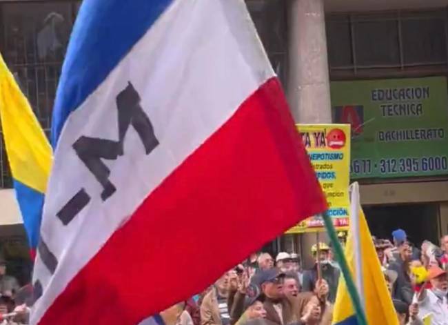 ¿Qué significó la presencia de la bandera del M-19 en las protestas a ...
