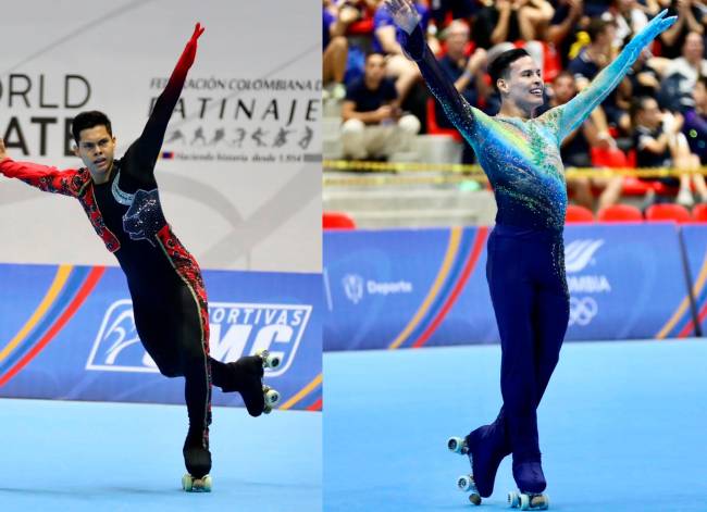Colombia consiguió sus dos primeras medallas en Mundial de Patinaje Artístico en Ibagué