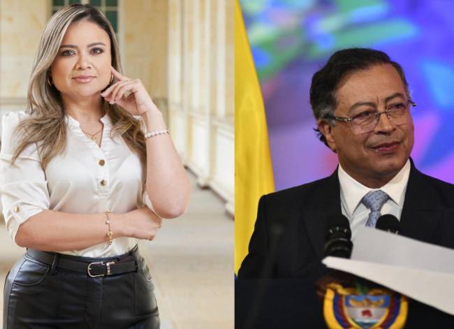 Ella es Lina María Garrido, la congresista que se le plantó a Gustavo ...