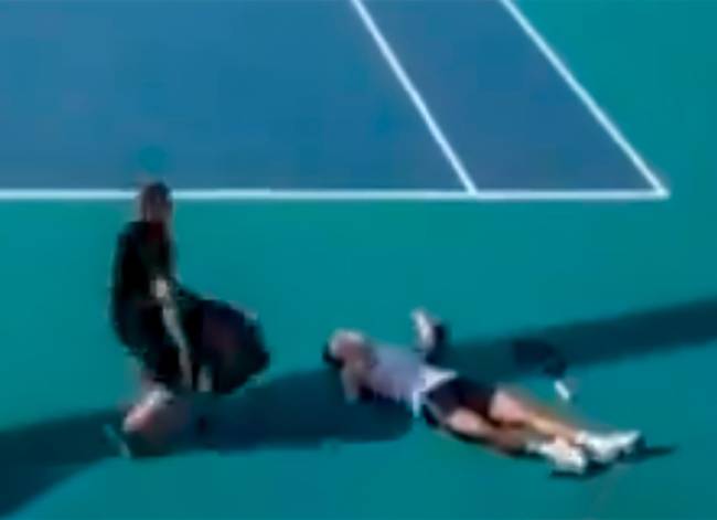 Tenista se desmayó por golpe de calor, ¿el cambio climático también ...