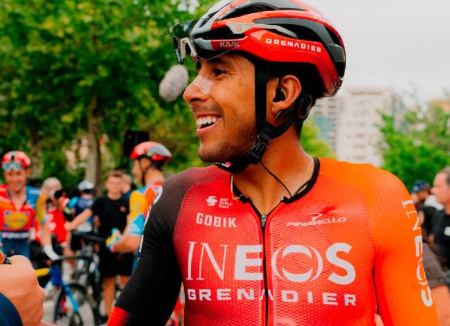Brandon Rivera impresionó con su cuarto puesto en el Giro de Italia