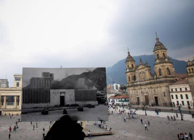 Así se conmemoraron los 38 años de la toma del Palacio de Justicia en ...