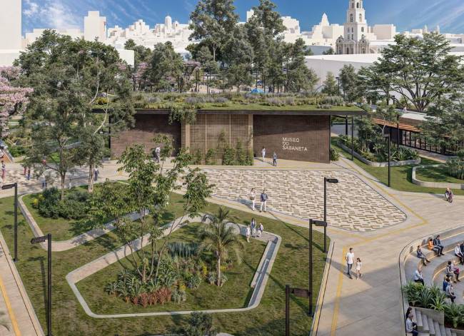 Así quedaría el nuevo parque que construirán en Sabaneta