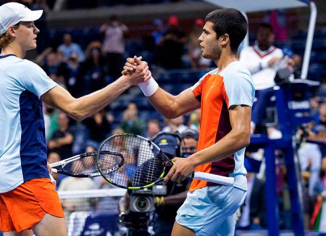 Sinner y Alcaraz librarán un inédito tercer asalto en la final del US Open