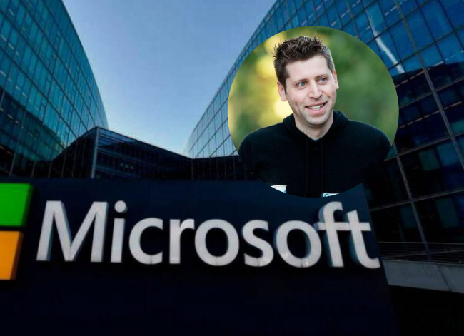Microsoft contrató a Sam Altman, el CEO que fue despedido de OpenAI