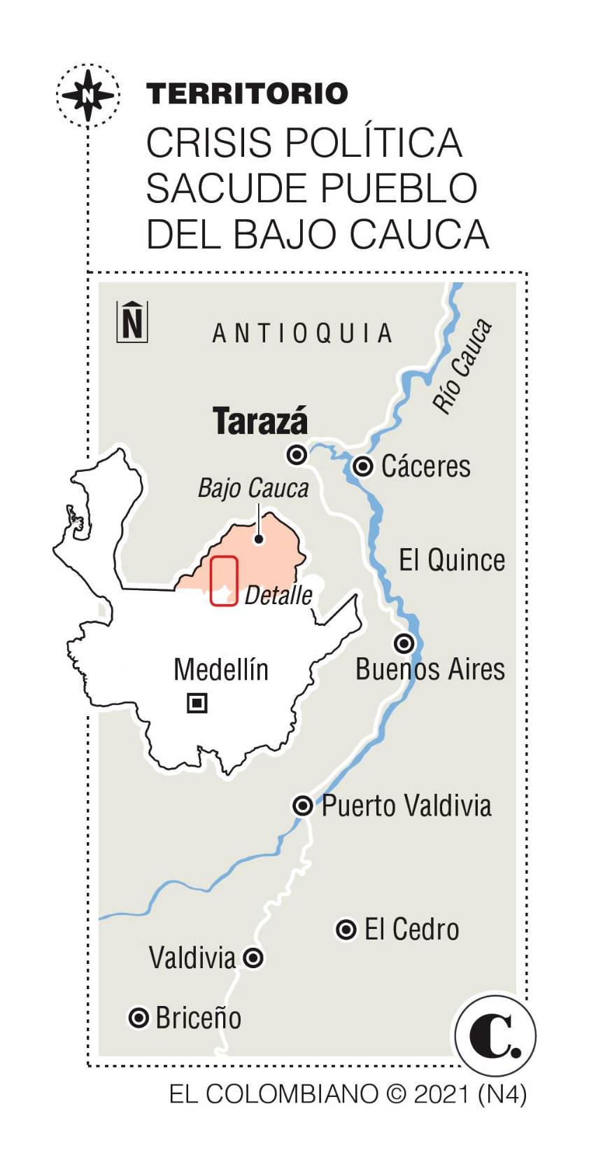 Tarazá, un pueblo que no resiste una sacudida más en su Alcaldía