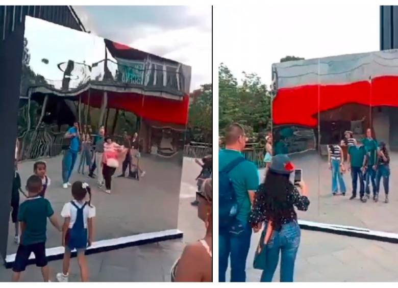 Cubos espejo aparecieron en el Parque Explora, Monserrate y otros ...
