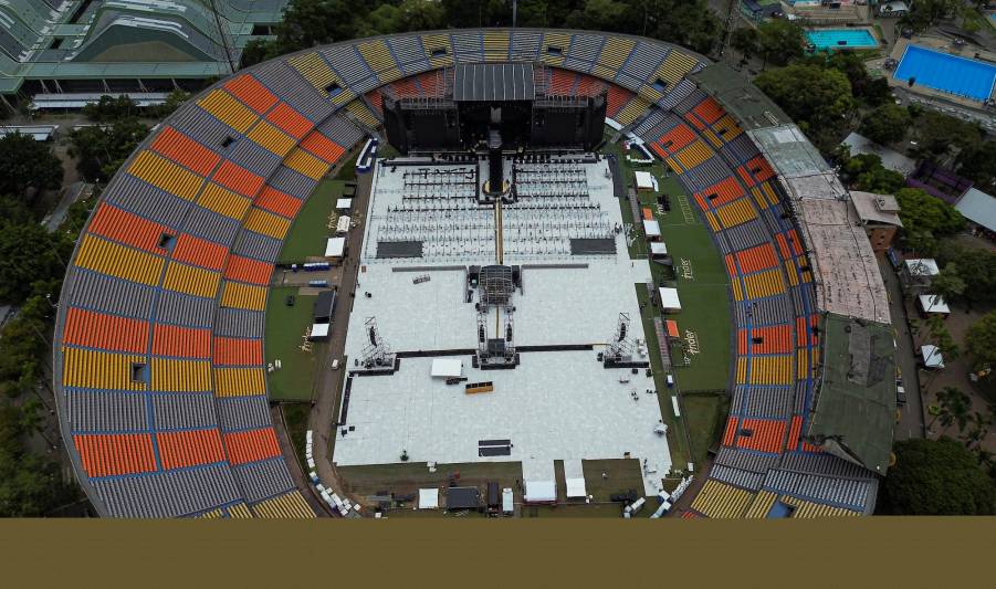 En fotos | Así luce el Atanasio Girardot previo al primer show de RBD ...