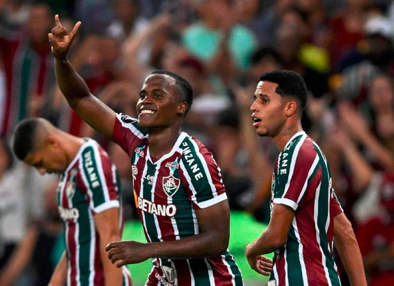 Jhon Arias anotó doblete en la goleada de Fluminense ante Goías