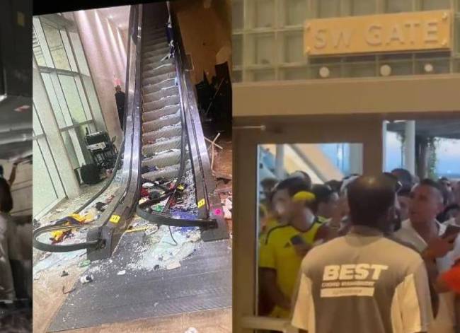 Hinchas irresponsables dañaron infraestructura del Hard Rock Stadium ...