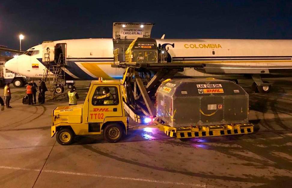 Colombia recibe más de 100 mil nuevas dosis de Pfizer