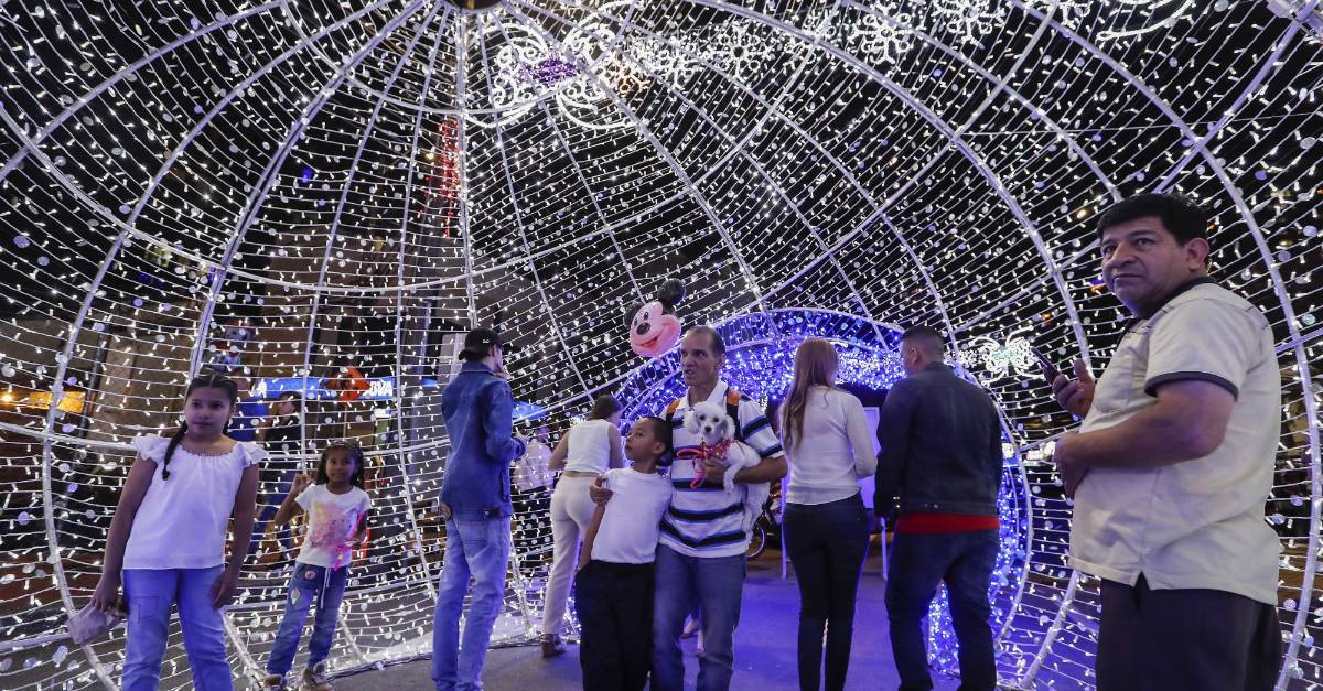 Los túneles de luz en Sabaneta