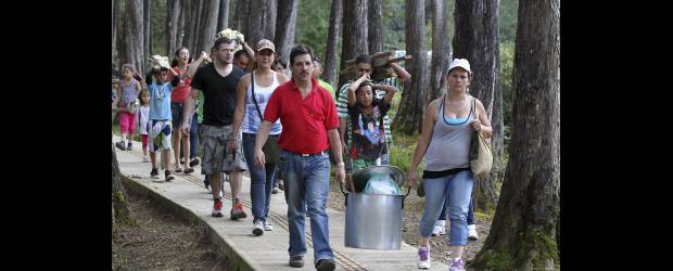 El sancocho de Reyes se saboreó en el parque Arví