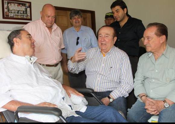 Nicolás Leoz visitó al profe Montoya