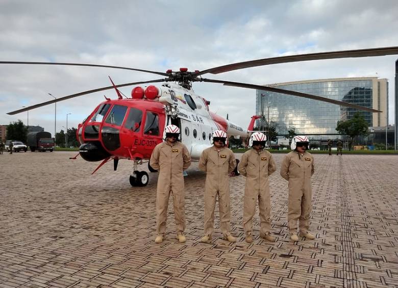 Exhibición del helicóptero de la operación Jaque