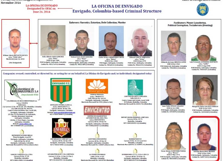 Contadora antioqueña fue excluida de la Lista Clinton