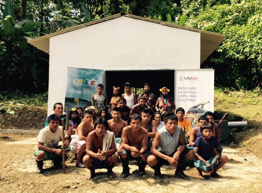 Indígenas emberas de Chocó, ahora con energía las 24 horas